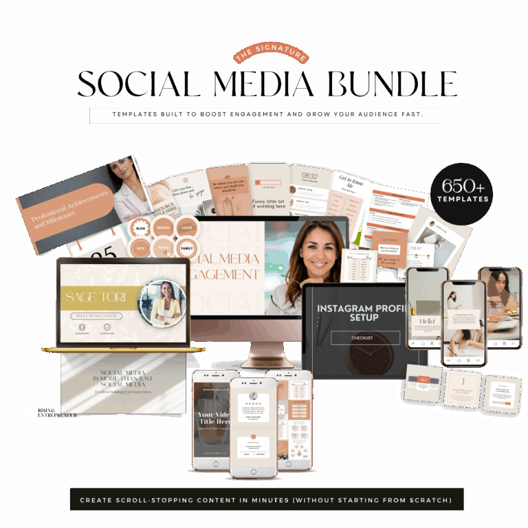 Social Media Signature Bundle - therisingentrepreneur.com